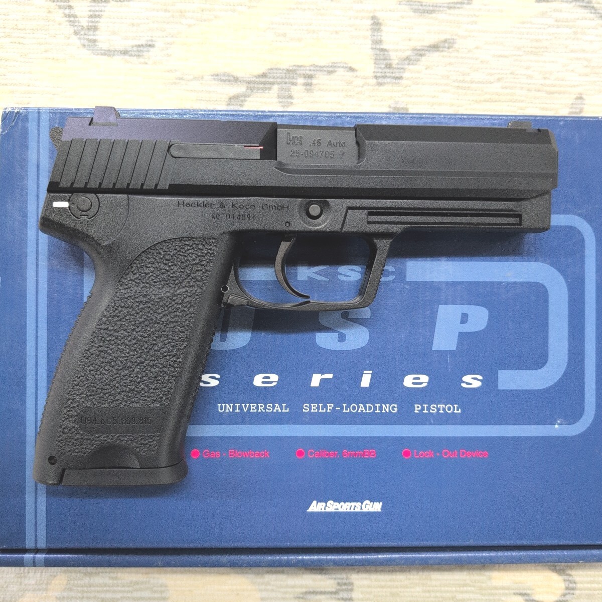 Yahoo!オークション - KSC USP 45 ガスブローバック ほぼ未使用品 動作...