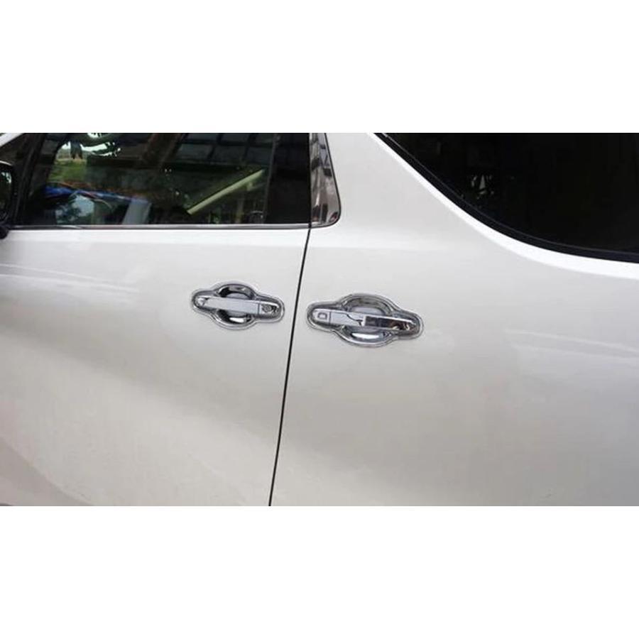 Yahoo!オークション - 鏡面仕上げ メッキ ドアハンドル カバー アルフ...