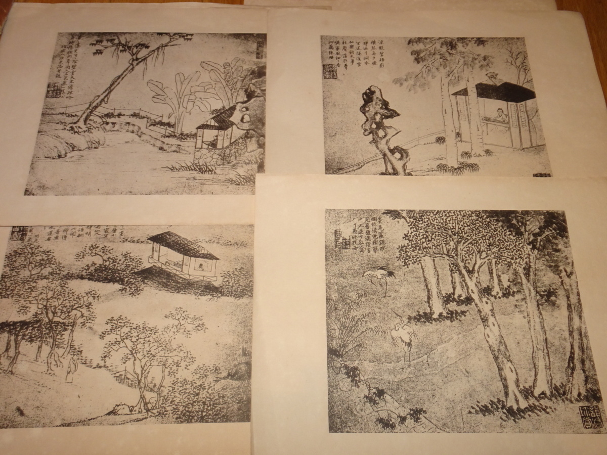 Yahoo!オークション - Rarebookkyoto o549 柳如是妙画選 八枚セット 19...