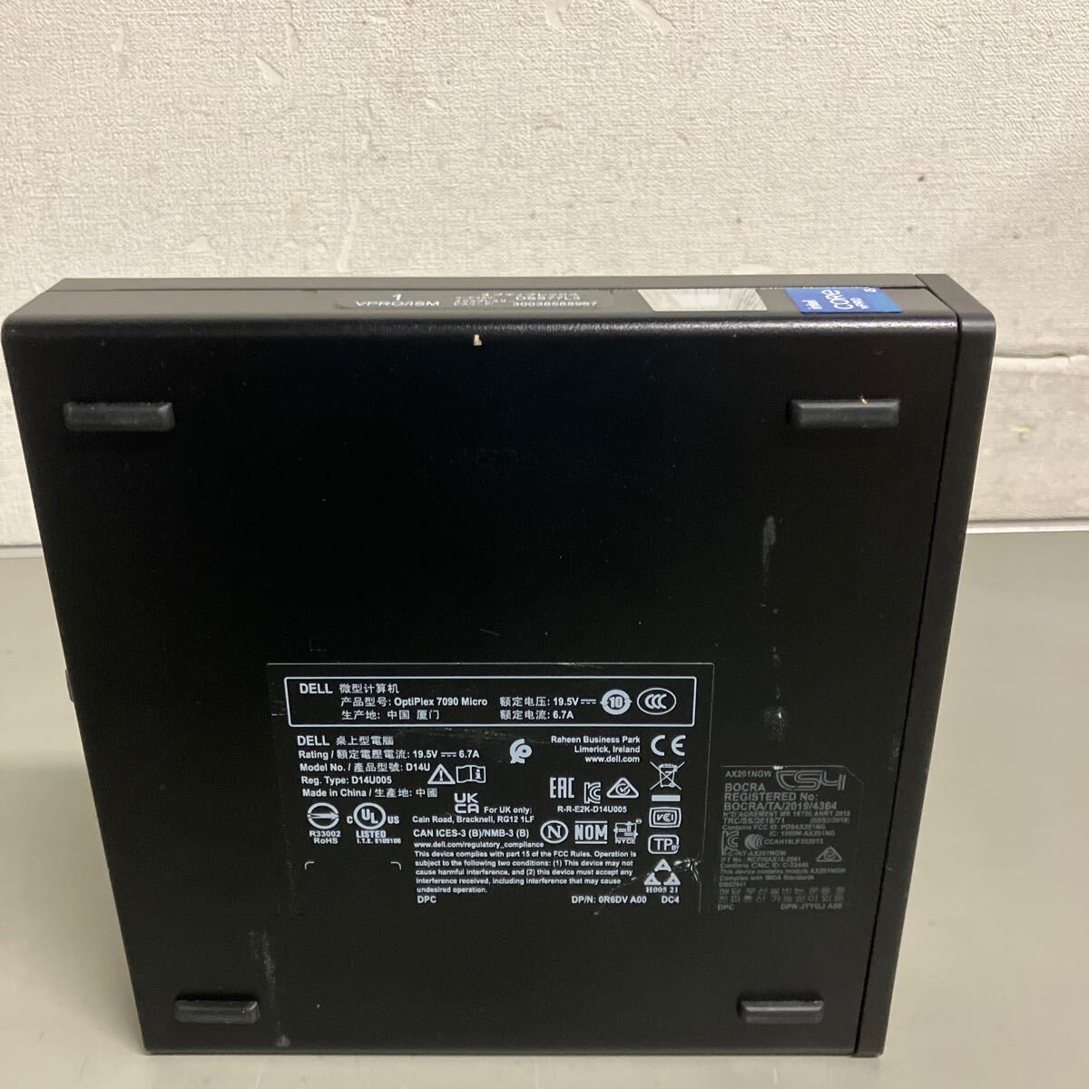 Yahoo!オークション - P143 DELL OptiPlex 7090 D14U Core i5 11500T ...