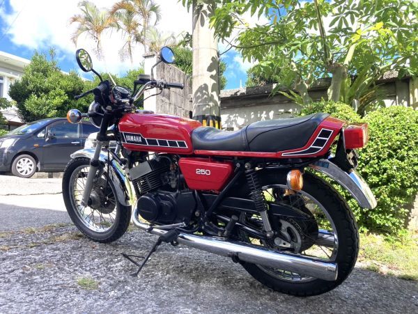 Yahoo!オークション - 沖縄発 ヤマハ RD250 1A4 実働 売切り RZ250RD40...