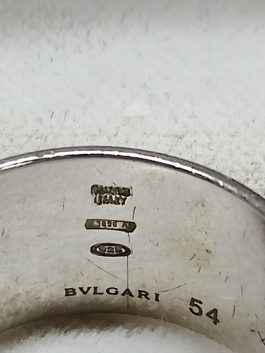 Yahoo!オークション - BVLGARI ブルガリ シルバーリング シルバー925 1...