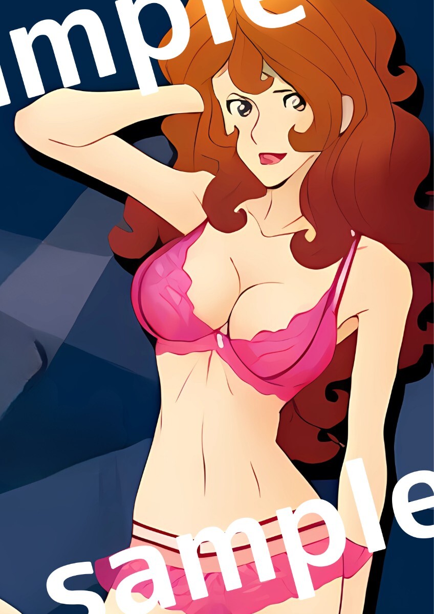 Yahoo!オークション - A4 ポスター アニメ セクシー 高画質 巨乳 ルパ...