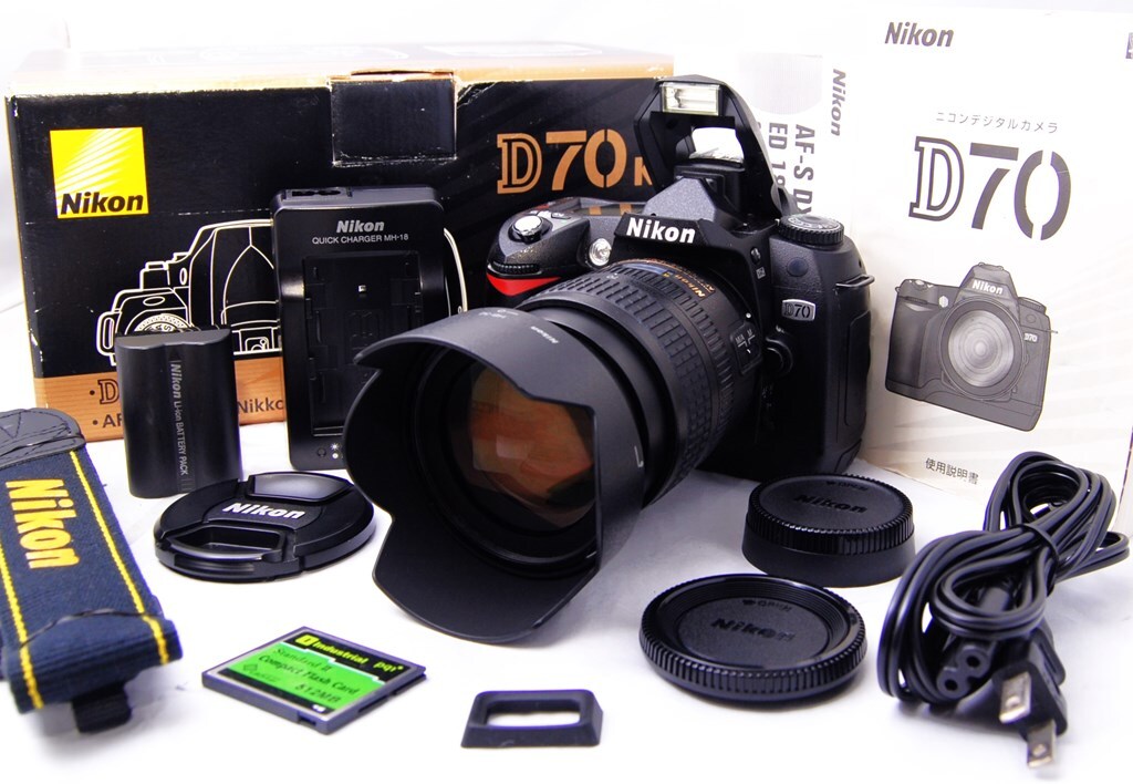 Yahoo!オークション - 初心者入門セット Nikon ニコン D70 超万能スー...