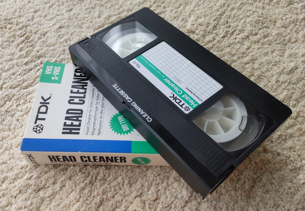 Yahoo!オークション - TDK 乾式ヘッド クリーナー VHS TCL-11