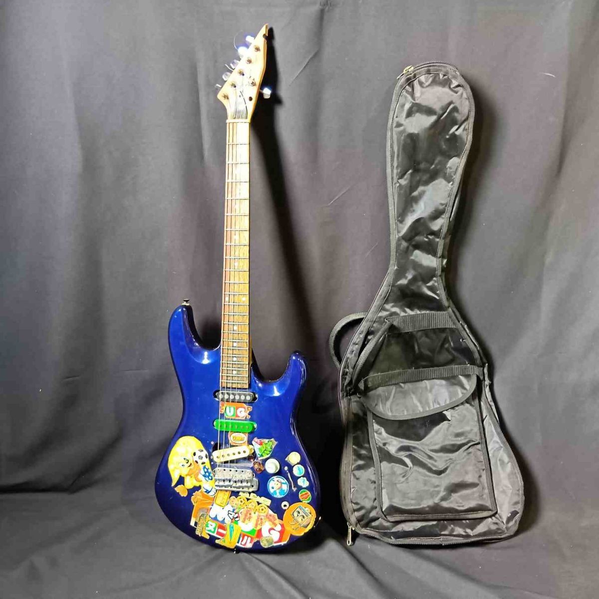 エレキギター ギター 楽器 メーカー不明 動作未確認 ジャンク (管理番号：OKU8754/E4-160)