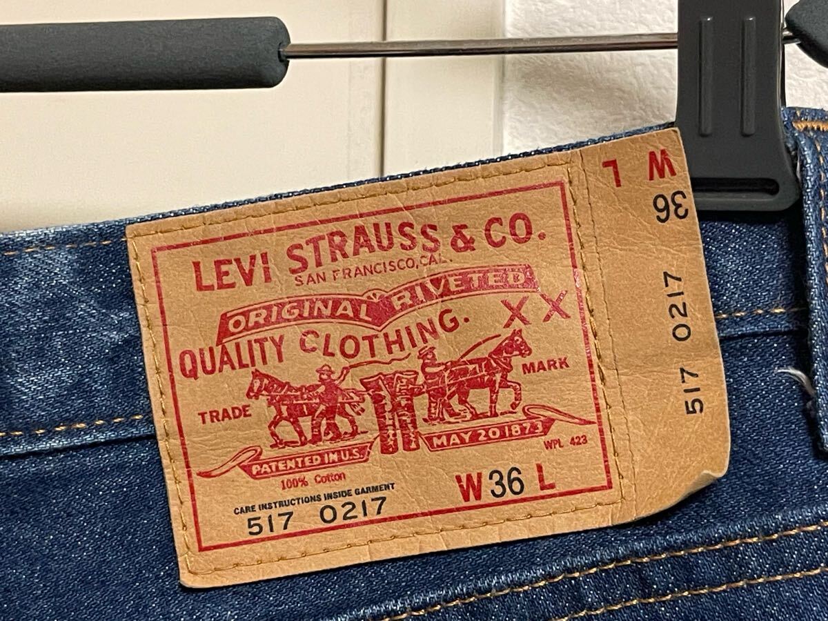 Yahoo!オークション - Levi’s vintage clothing LVC 517 0217 W36 デ...