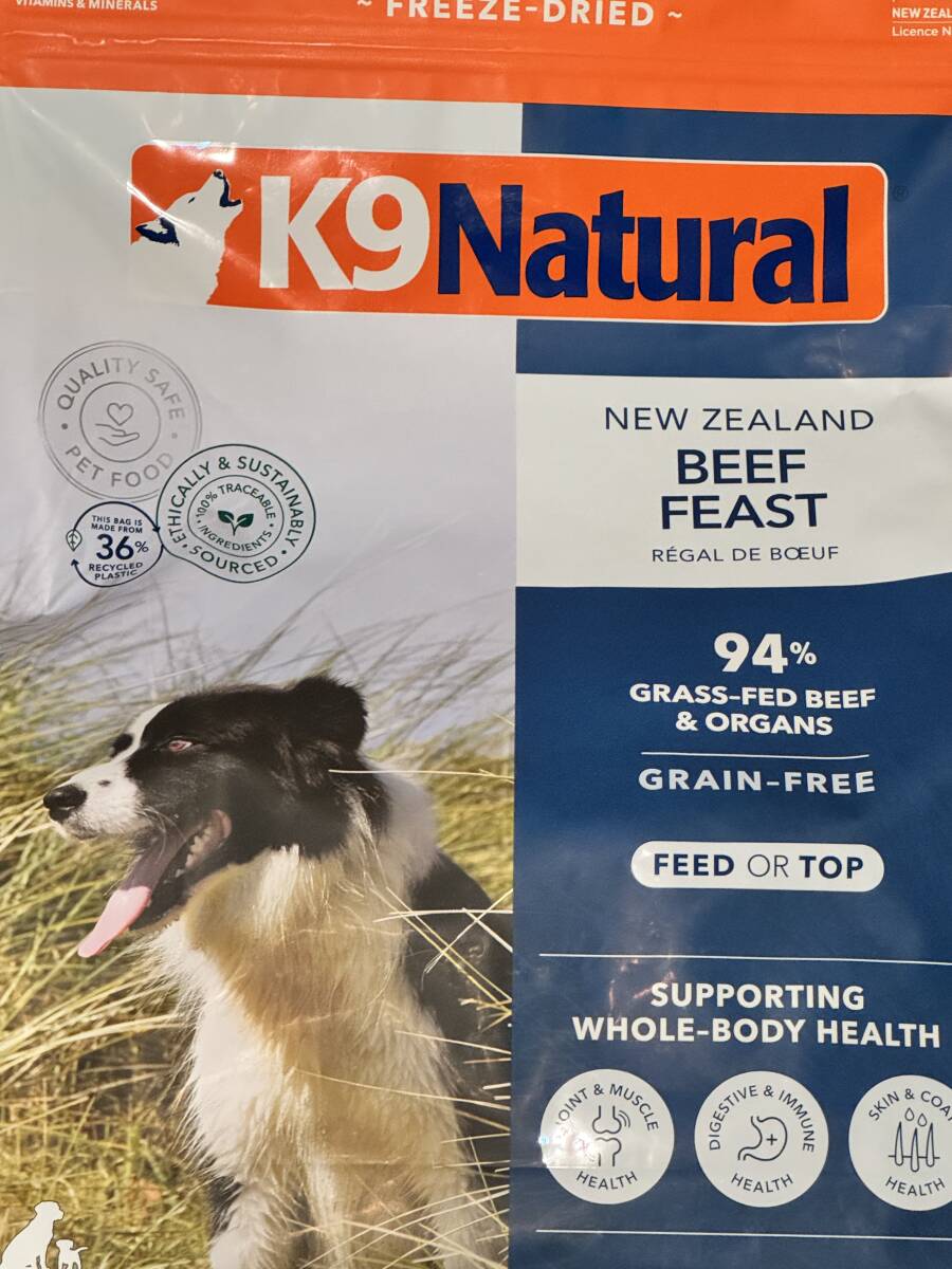 Yahoo!オークション - K9 Natural フリーズドライビーフフィースト3.6k...