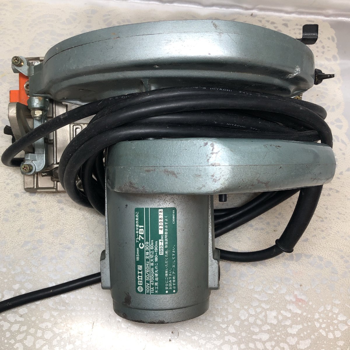 Yahoo!オークション - HITACHI 日立工機 ブレーキ付造作丸のこ C 7B1 1...