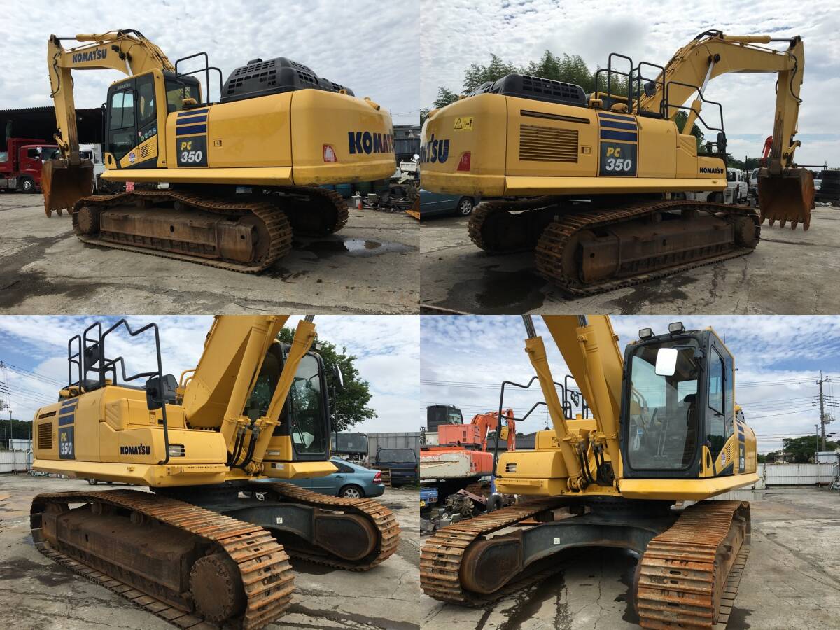 Yahoo!オークション - KOMATSU／油圧ショベル／PC350-11