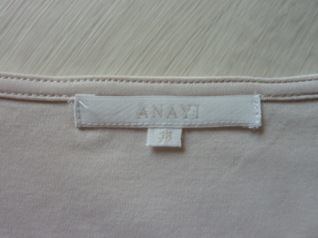 Yahoo!オークション - アナイ ANAYI コットン100％ シフォンフリル 大...