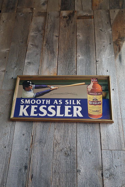 Yahoo!オークション - ビンテージKESSLER Whiskeyパブミラー [gop-403]...