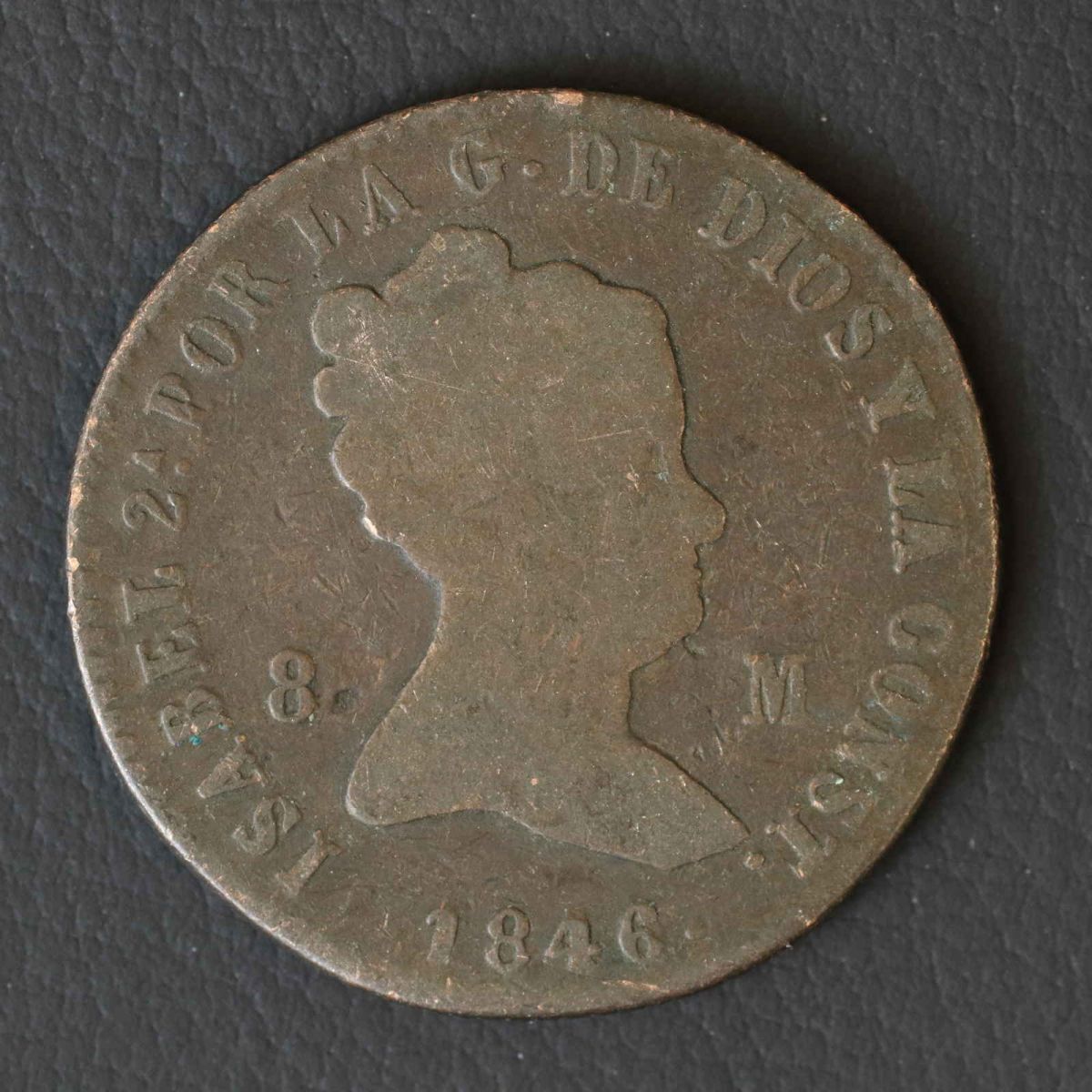 Yahoo!オークション - [令]スペイン コイン 8 Maravedis（1846）[E811...