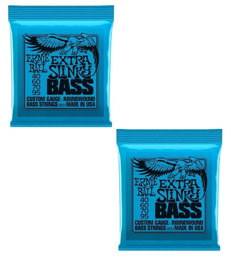 Yahoo!オークション - 【2個】ERNIE BALL 2835 ベース弦 (40-95) EXTRA...