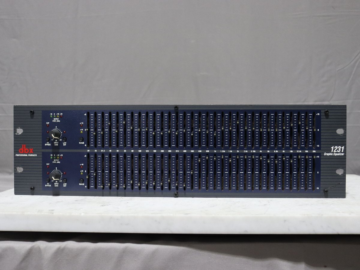 Yahoo!オークション - 【C】 dbx 1231 グラフィックイコライザー ディ...