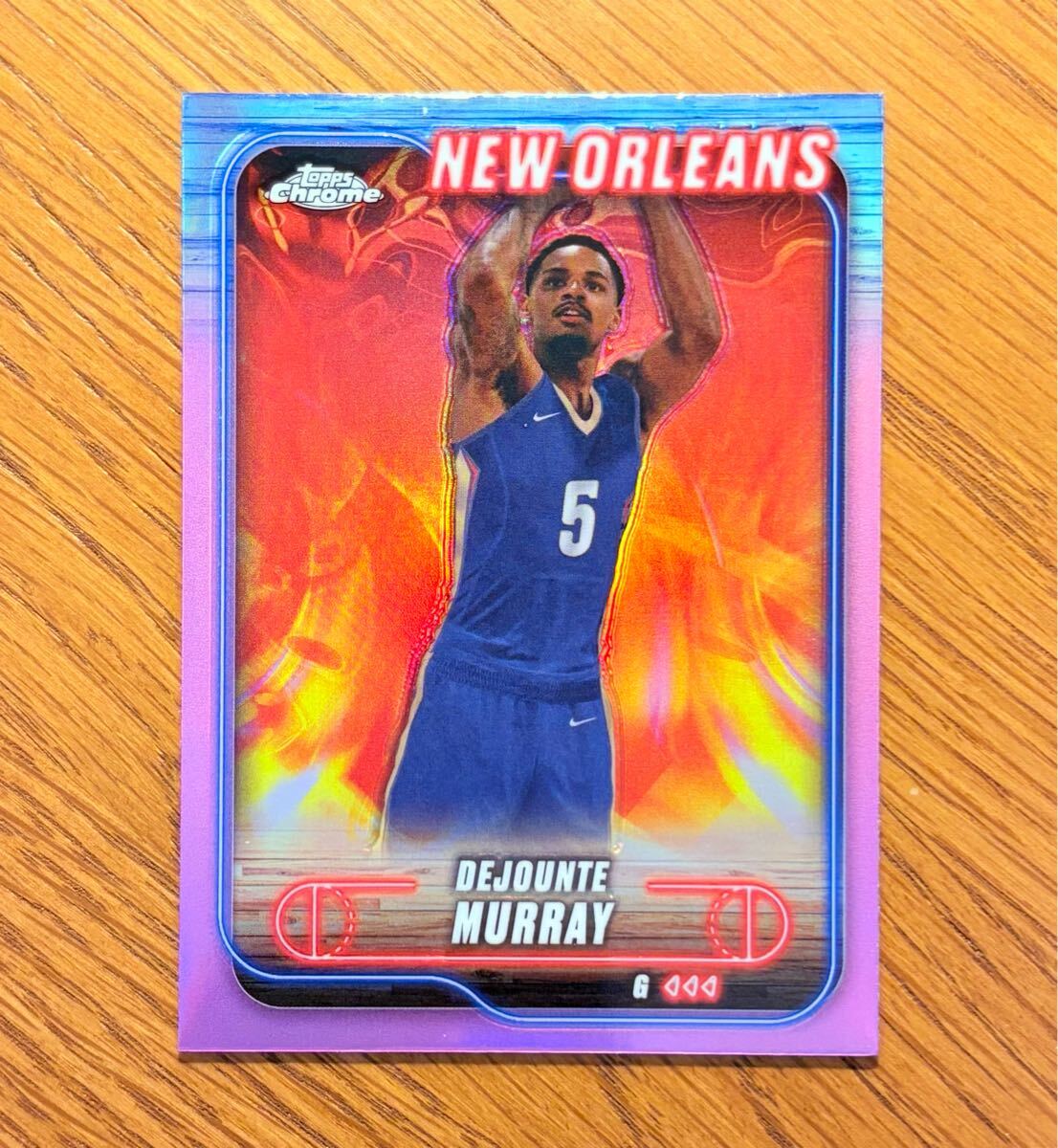 Yahoo!オークション - 2024-25 Topps Chrome Dejounte Murray #73 Peli...