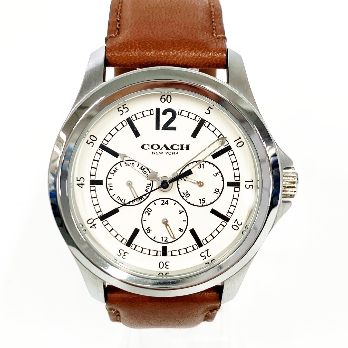 Yahoo!オークション - 【訳あり品】COACH コーチ CA.94.2.95.1196 SS×...