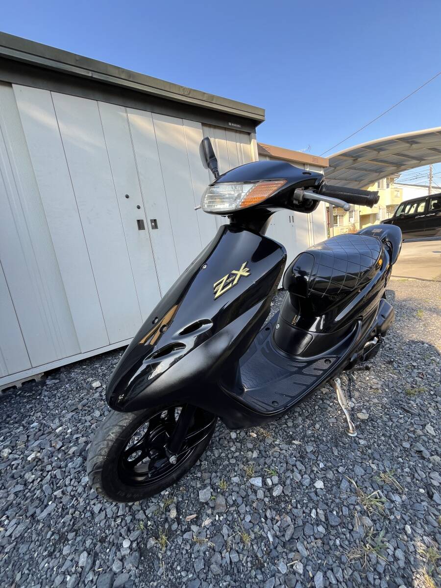 Yahoo!オークション - ホンダ ライブディオ af34 DIO ZX 黒 2スト ゼッ...