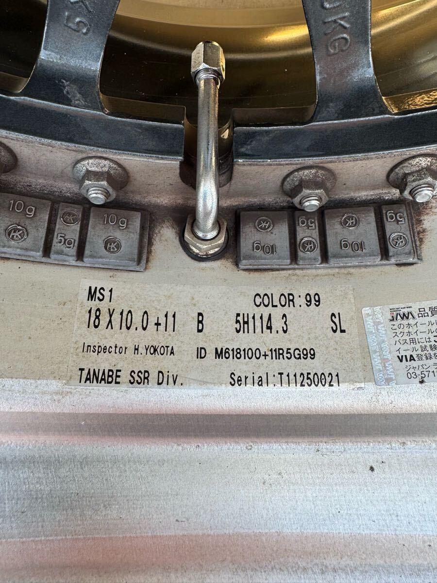 Yahoo!オークション - SSR プロフェッサーMS1 18インチ 4本