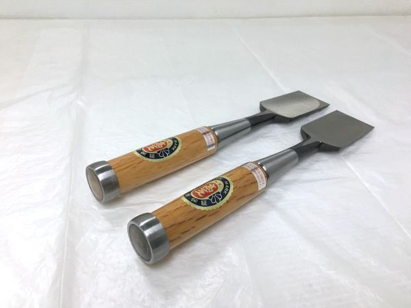 Yahoo!オークション - JA4-118 高芝 厚鑿 寸6 2本セット 大工道具 (の...