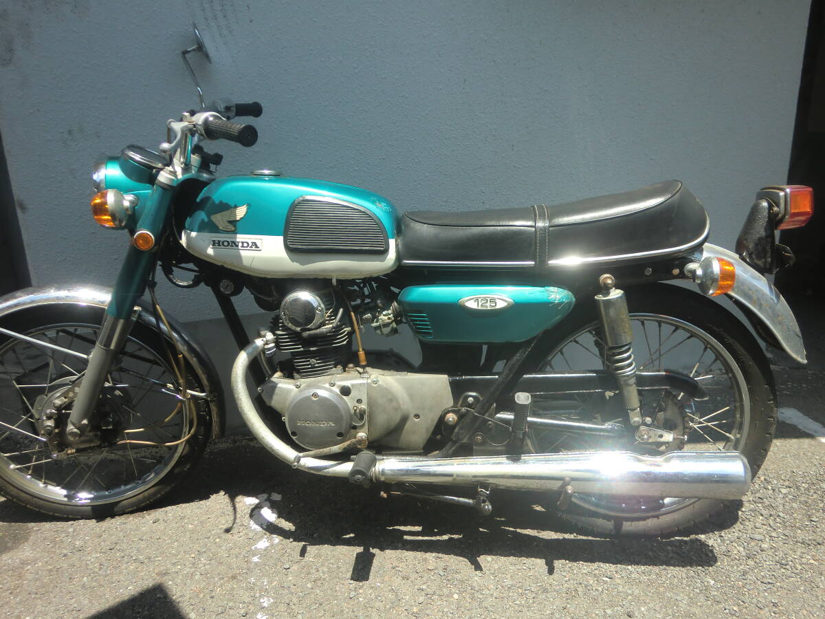 Yahoo!オークション - CB125K K3/ K4 レストア用 エンジン実働 ホンダ...
