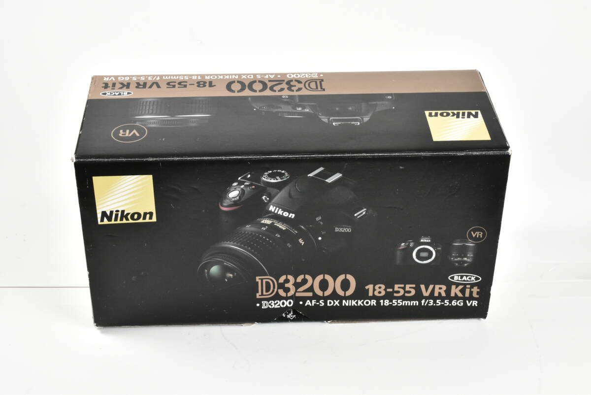 Yahoo!オークション - Nikon ニコン D3200 18-55 VR Kit ブラック 空箱...
