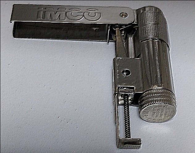 Yahoo!オークション - IMCO イムコ シルバーオイルライター SUPER 6700...