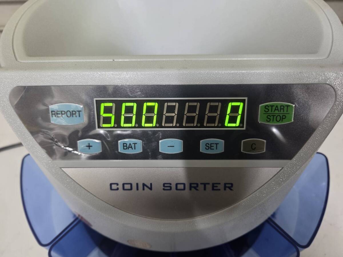 Yahoo!オークション - B718 コインカウンター NY067 電動式硬貨選別機 ...