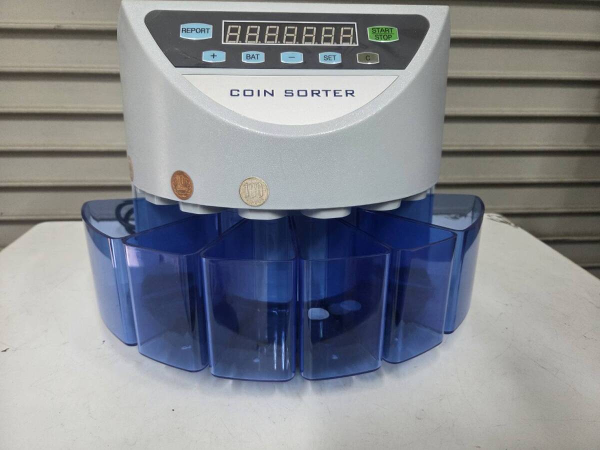 Yahoo!オークション - B718 コインカウンター NY067 電動式硬貨選別機 ...