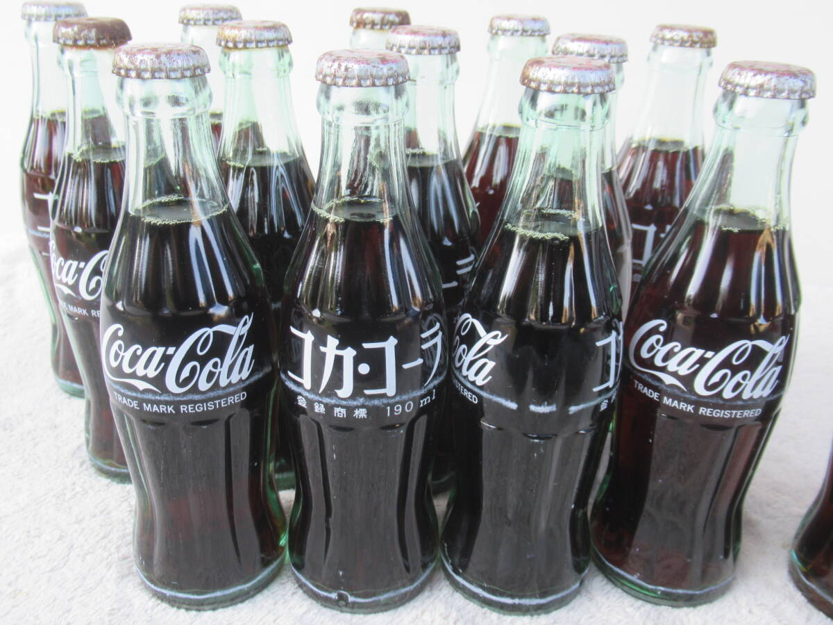 Yahoo!オークション - 未開栓 コカ・コーラ 190ml 瓶 15本 レギュラー...