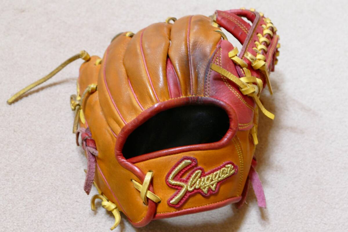 Yahoo!オークション - 久保田スラッガー L5S USED グラブ袋2枚付き 軟...