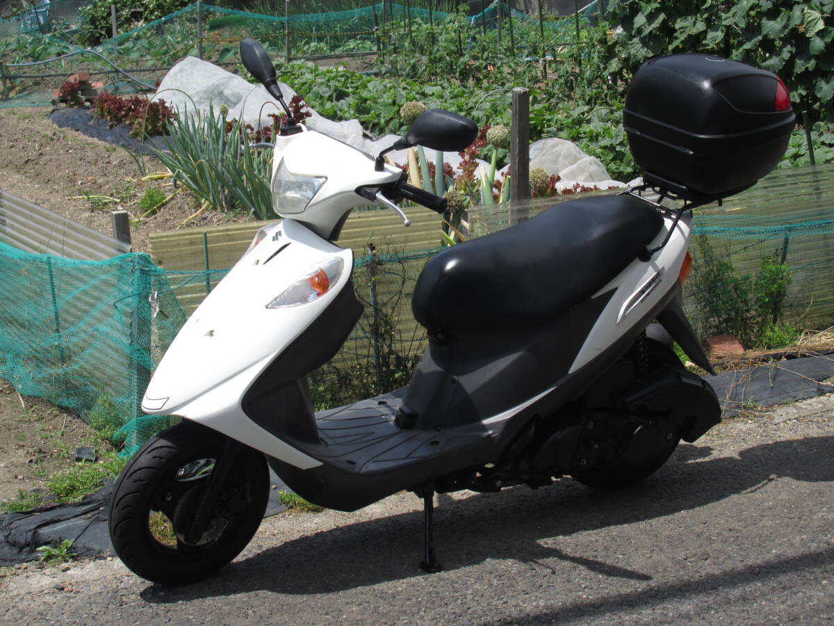 Yahoo!オークション - アドレスV125 K9 ホワイト 整備済み 名古屋近辺...