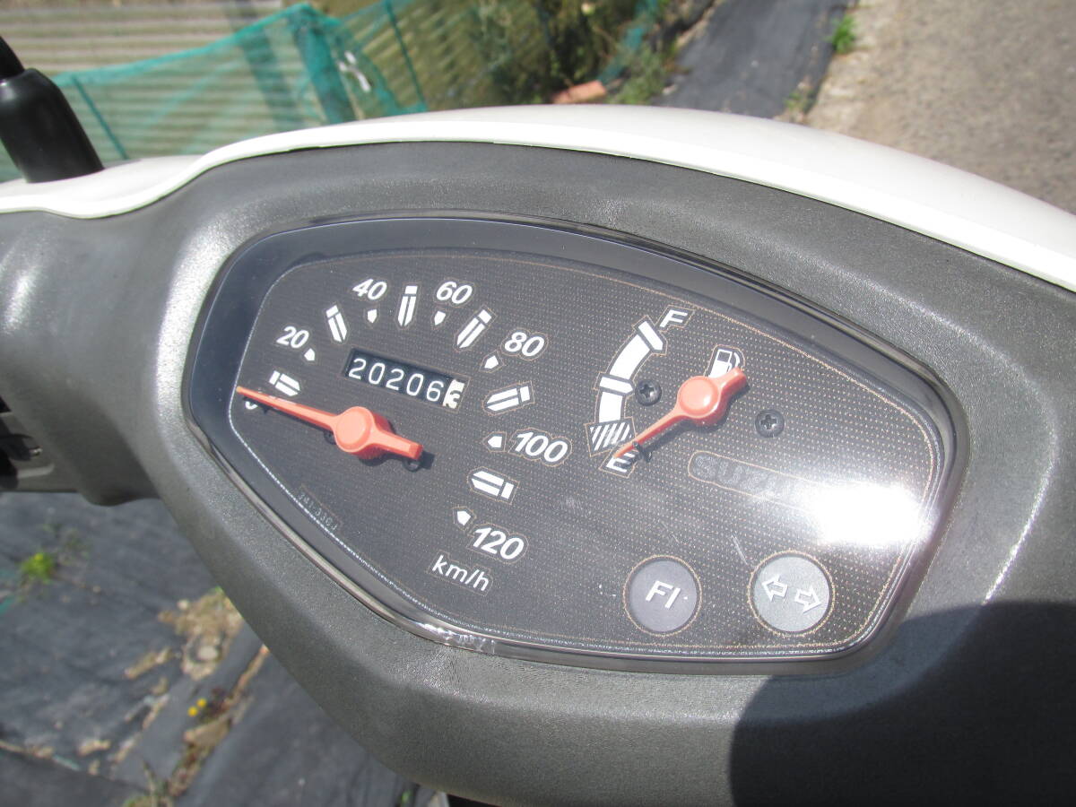 Yahoo!オークション - アドレスV125 K9 ホワイト 整備済み 名古屋近辺...