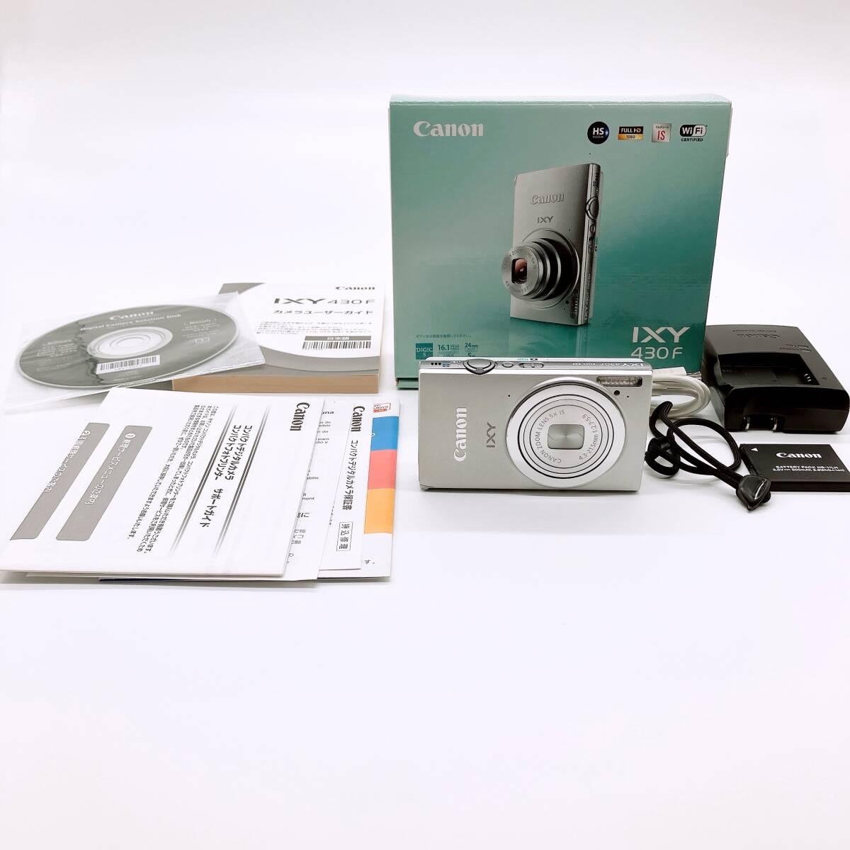 Yahoo!オークション - Canon IXY430F デジタルカメラ シルバー 簡易動...