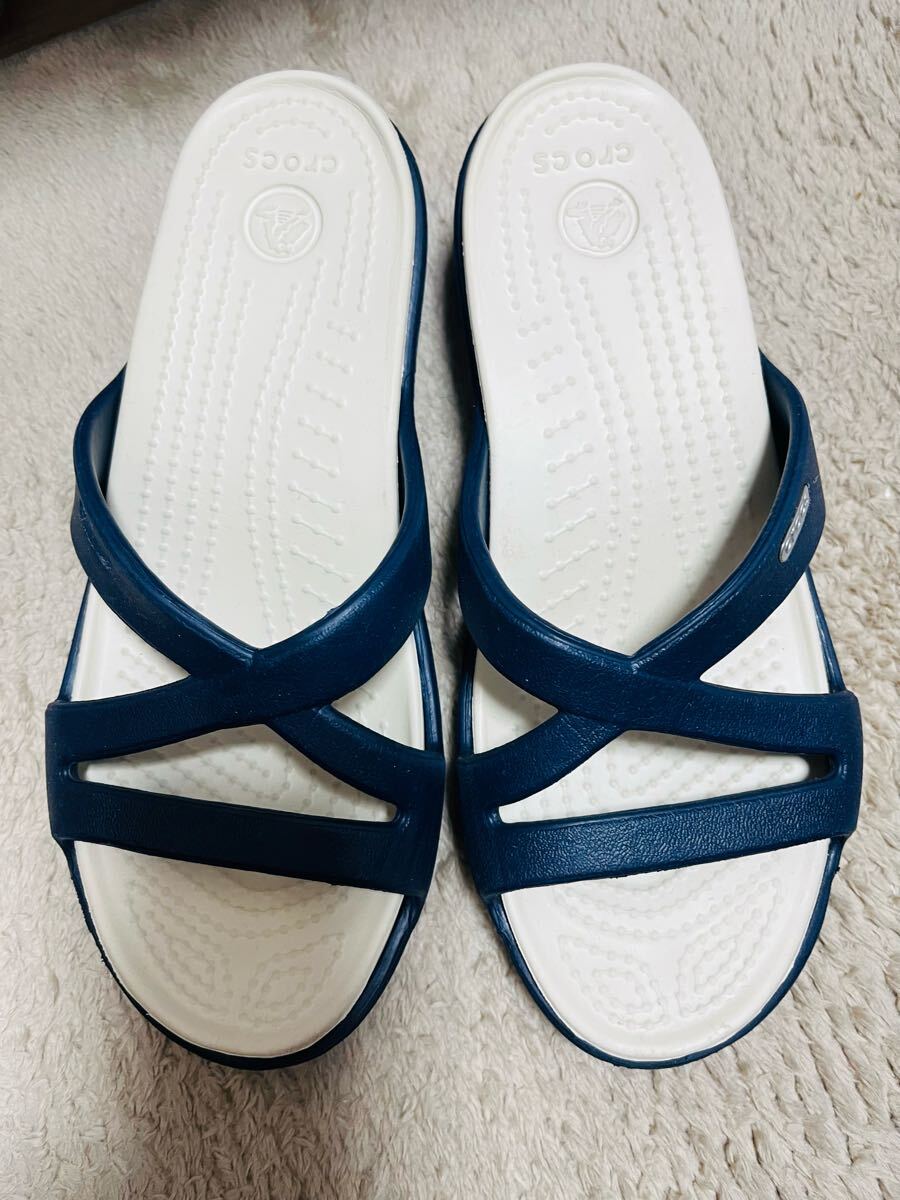 Yahoo!オークション - クロックス サンダル レディース crocs W6 正規...