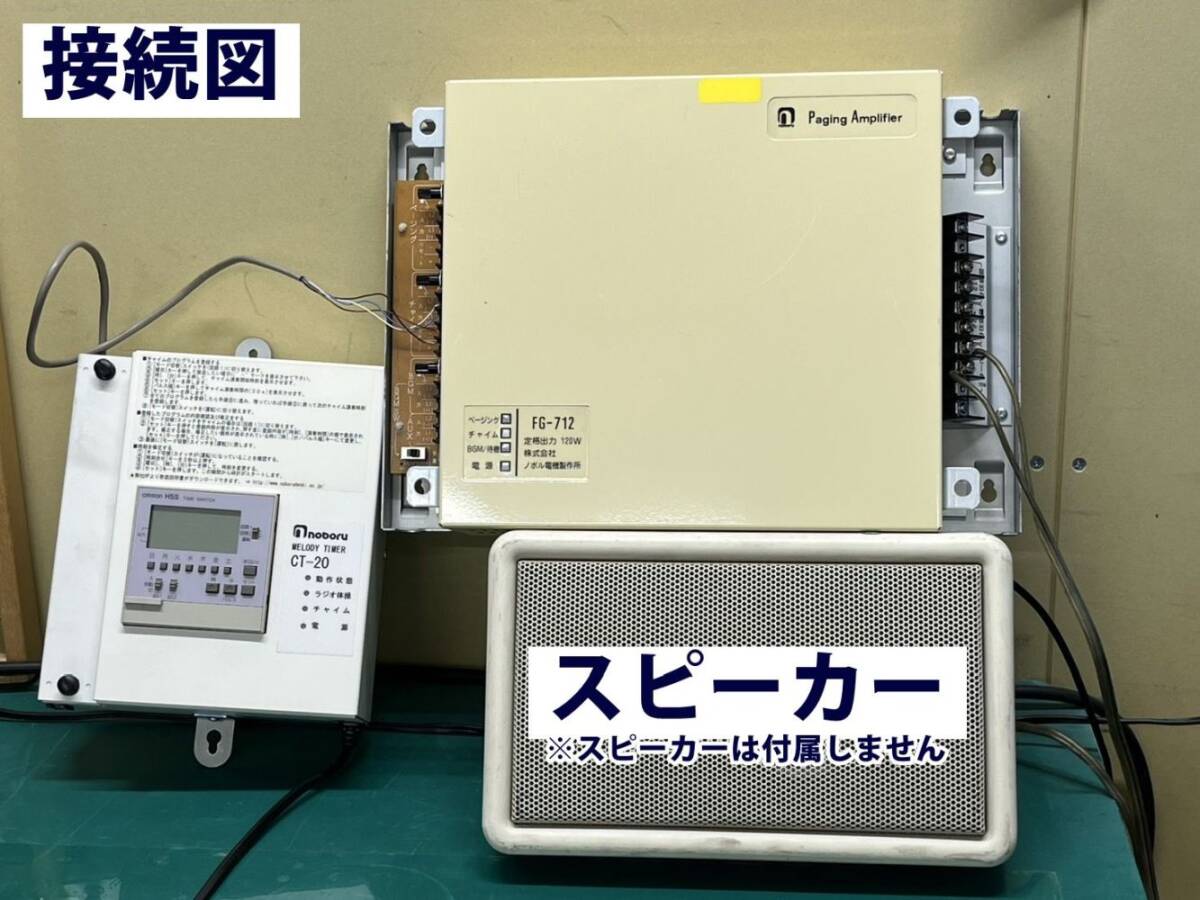 Yahoo!オークション - 【動作確認済】ノボル電機 noboru FG-712 壁掛け...