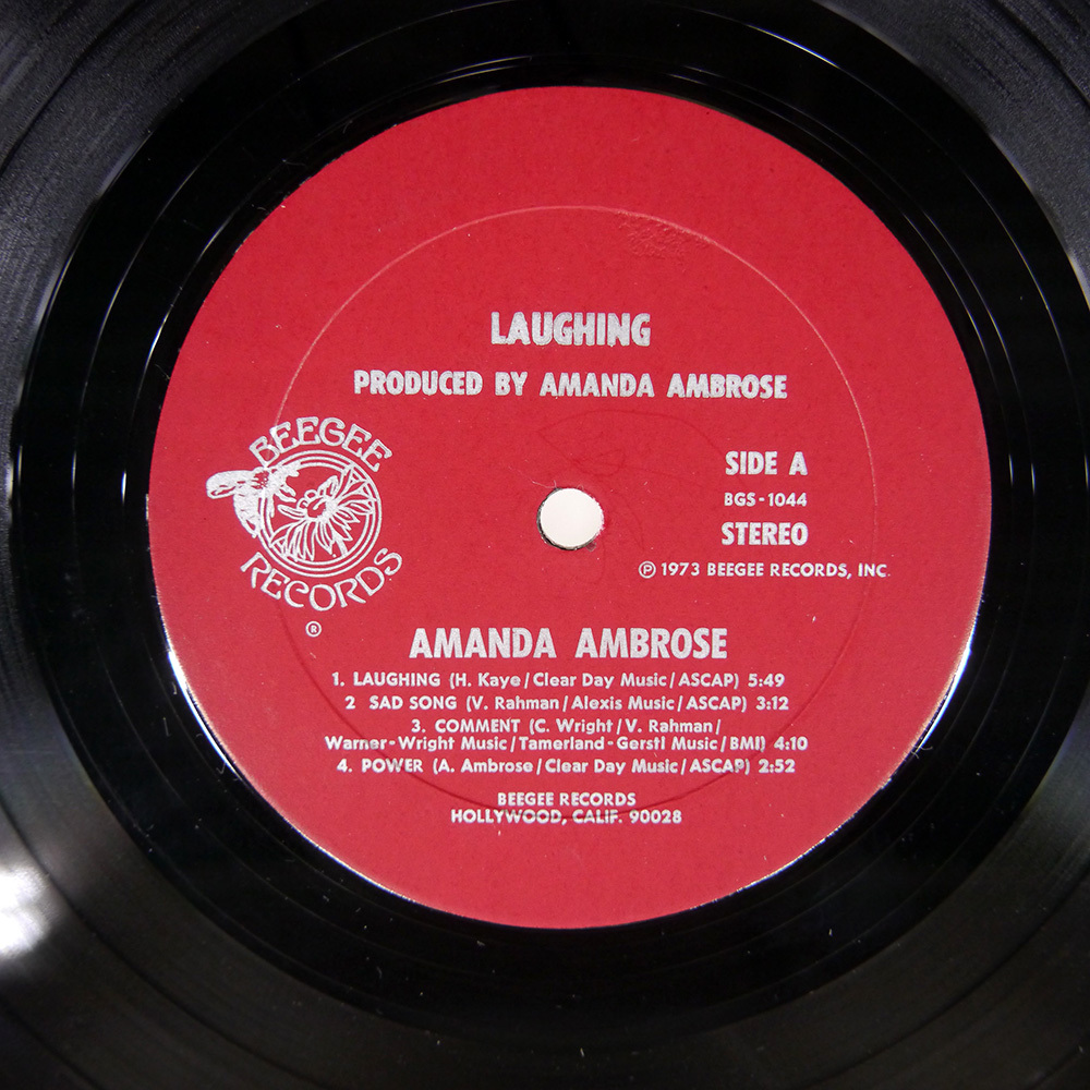 Yahoo!オークション - US盤 AMANDA AMBROSE/LAUGHING/BEEGEE BGS1044 L...