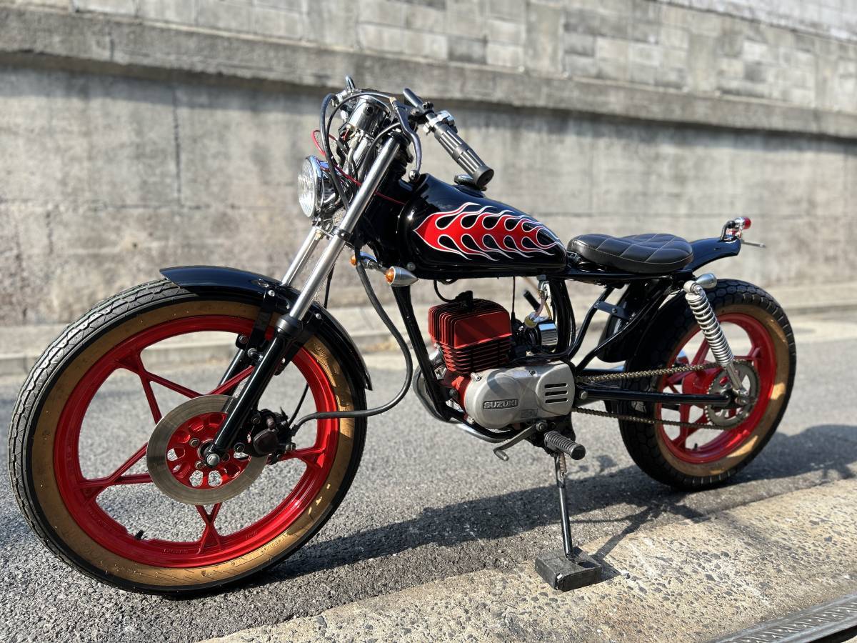 Yahoo!オークション - SUZUKI GN50E カスタム チョッパー