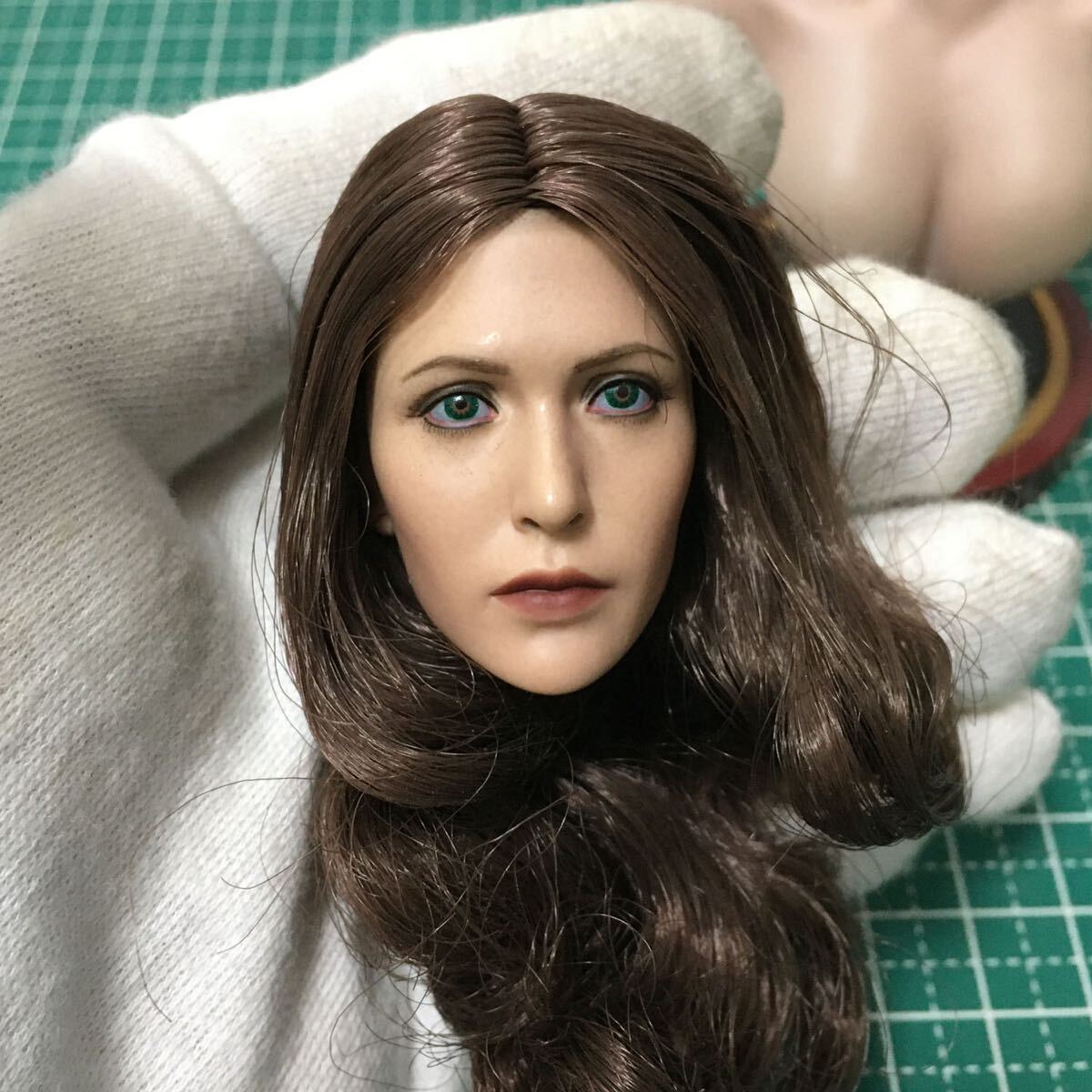 Yahoo!オークション - C29 1/6 フィギュア用 ヘッド 植毛タイプ アクセ...