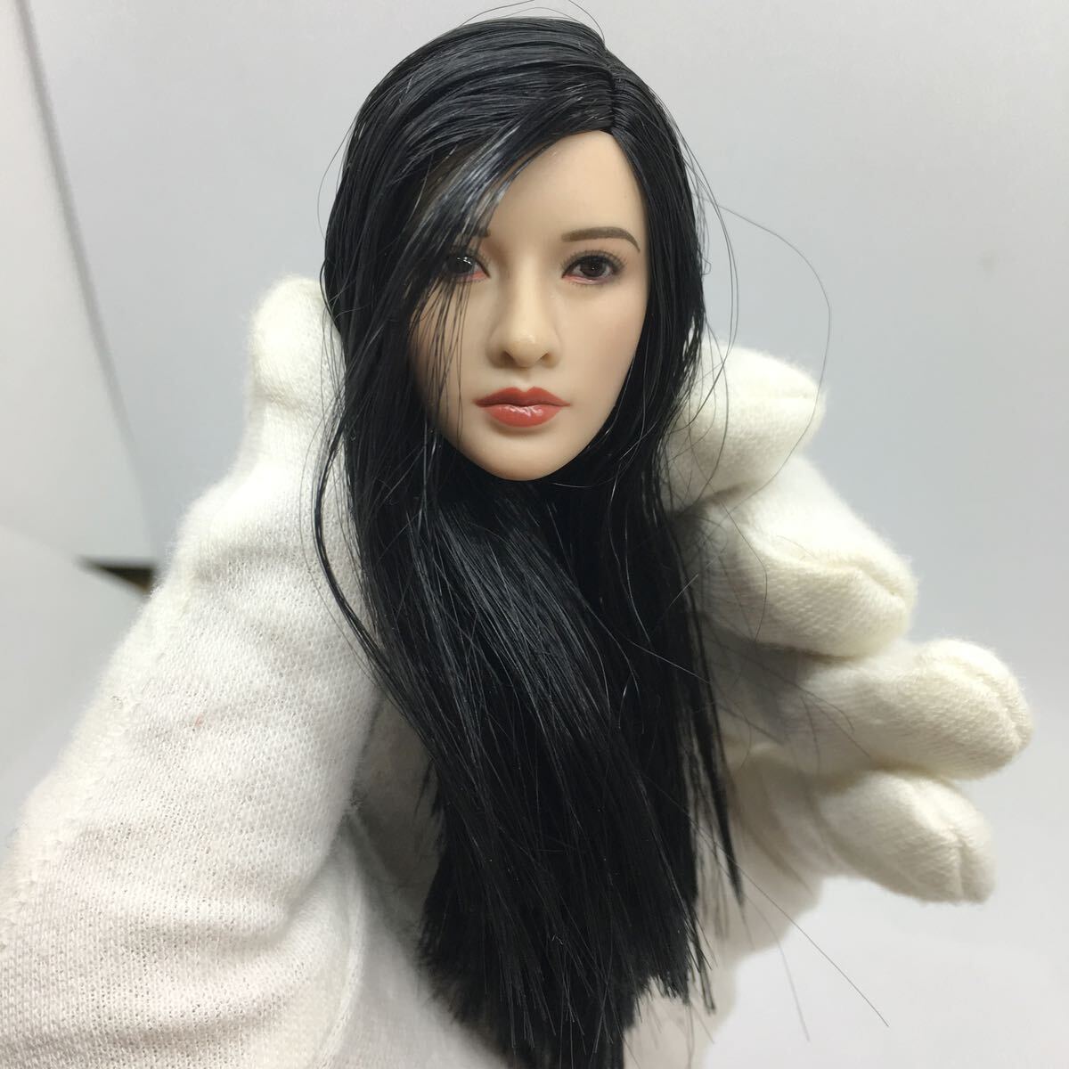 Yahoo!オークション - B229 1/6 フィギュア ヘッド 女性ヘッド 植毛タ...