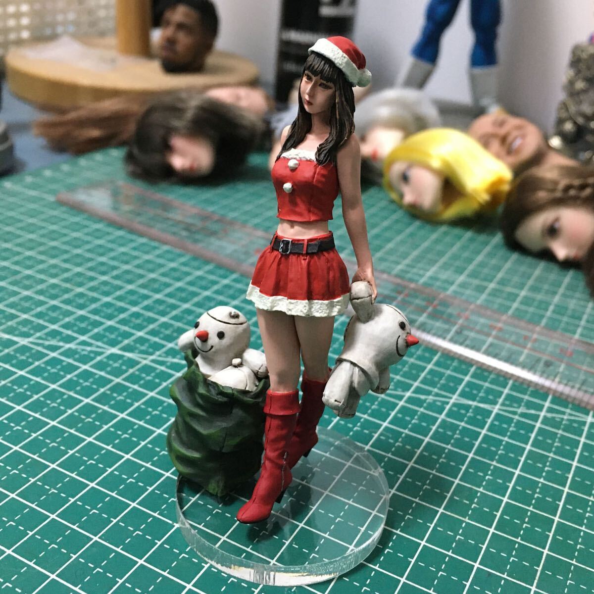 Yahoo!オークション - B152 サンタガール 1/20スケール 塗装済完成品 ...