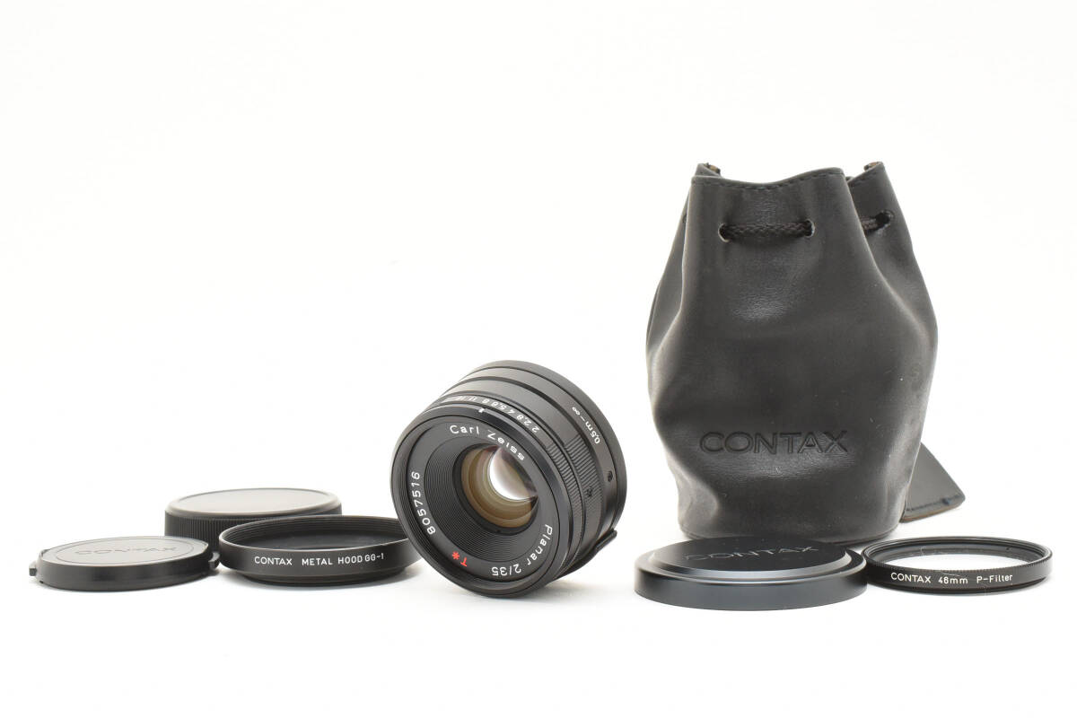 CONTAX コンタックス Carl Zeiss Planar 35mm F2 T ブラック Gマウントレンズ み #2738(京セラ、コンタックス)｜売買されたオークション情報、yahooの ...