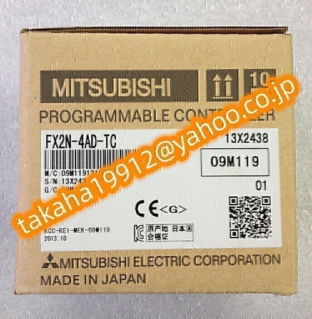 Yahoo!オークション - 【新品 】三菱電機 FX2N-4AD-TC【6ケ月安心保...