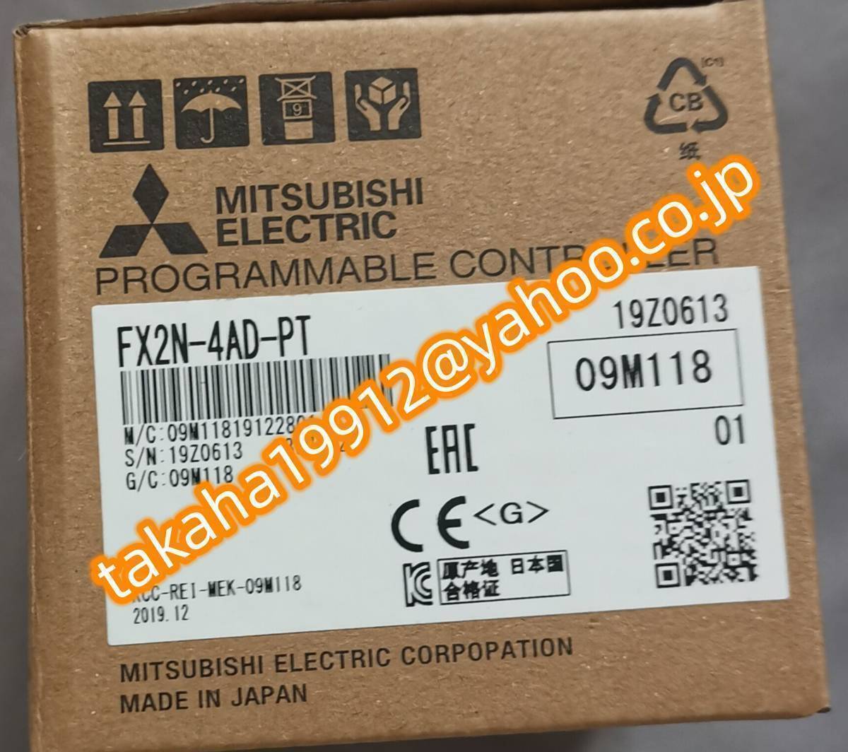 Yahoo!オークション - 【新品 】三菱電機 FX2N-4AD-PT PLC シーケンサ...