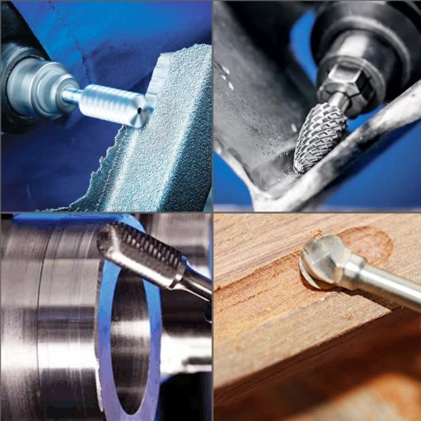 Yahoo!オークション - B28 超硬 タングステンバー ロータリーバー 10種...