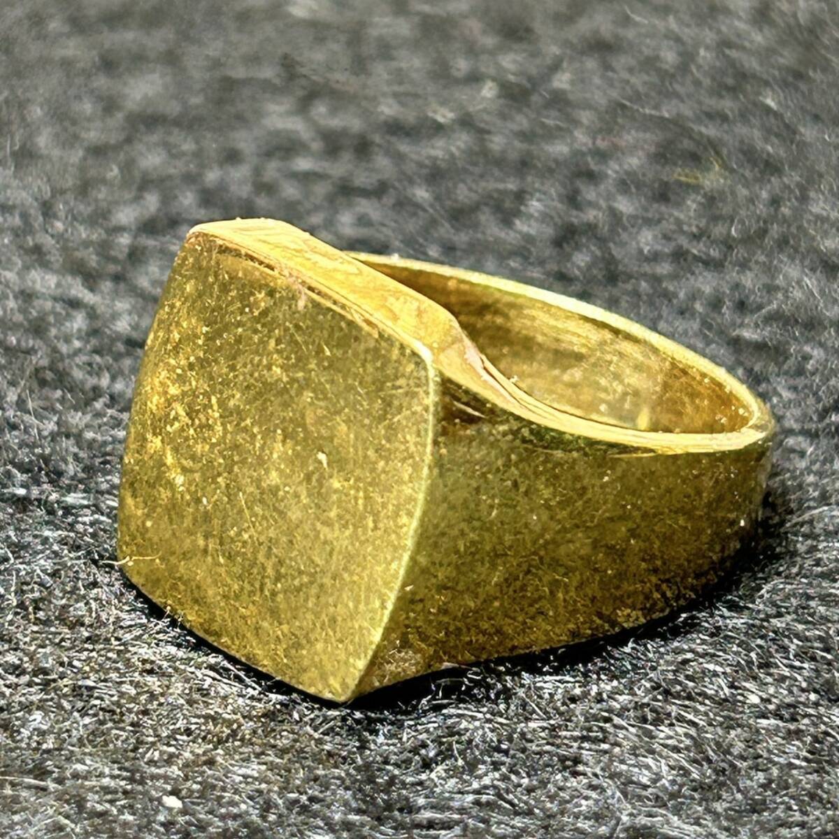 Yahoo!オークション - 【YH-2709】中古品 メンズ リング 指輪 印台 印...