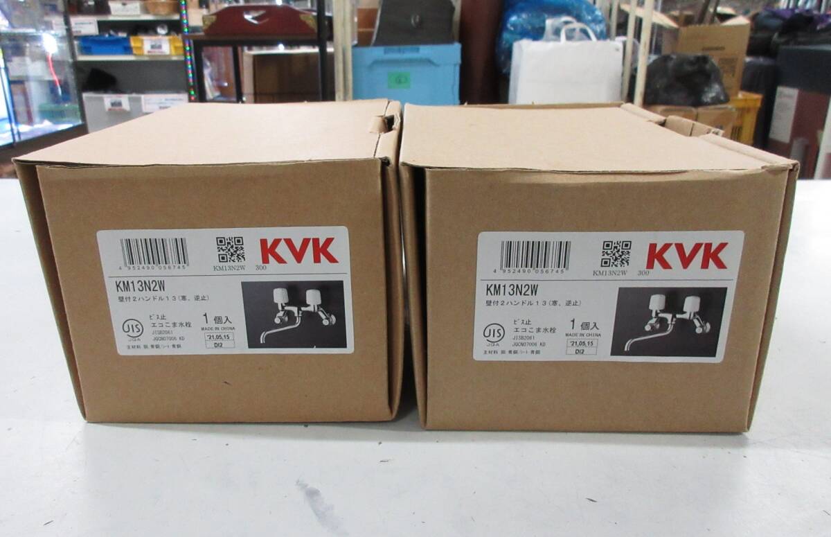 Yahoo!オークション - ③未使用 KVK 2ハンドル混合栓 寒冷地用 KM13N2W...