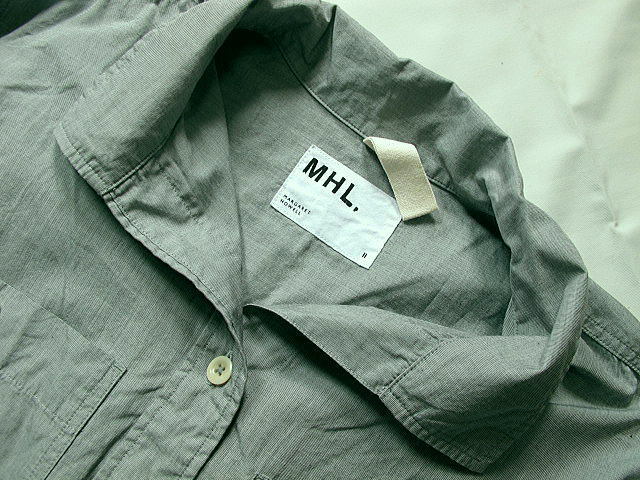 Yahoo!オークション - MHL． 2回着用 HIGHCOUNT COTTON END ON EN...