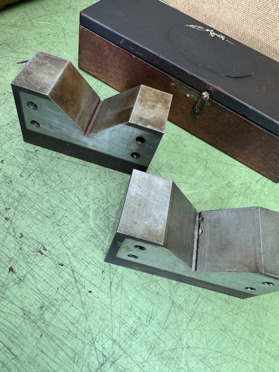 Yahoo!オークション - M-282 大菱計器 No.2818 Vブロック 溝付き 付属...