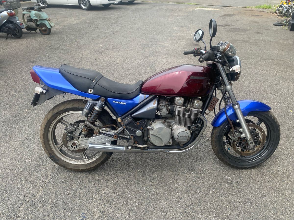 カワサキ ゼファー400 書付 レストアベース 部品取り ZR400C(251cc-400cc)｜売買されたオークション情報、yahooの商品情報をアーカイブ公開 - オークファン ...